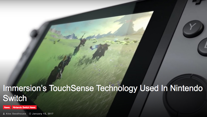 Immersion - Touch Technology - made for the digital world